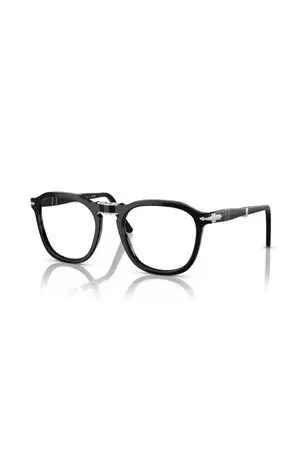 Persol 52mm Square Eyeglasses - Black