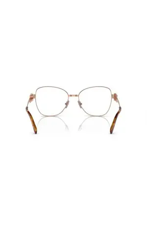 Miu Miu 56mm Pilot Optical Glasses - Pink