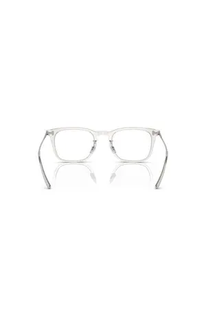 Oliver Spencer 49mm Rectangle Optical Glasses - Grey