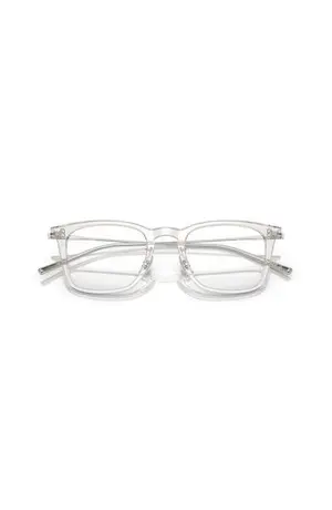 Oliver Spencer 49mm Rectangle Optical Glasses - Grey