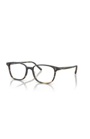Oliver Spencer 51mm Square Optical Glasses - Brown