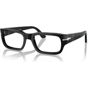 Persol Rectangle Eyeglasses Black