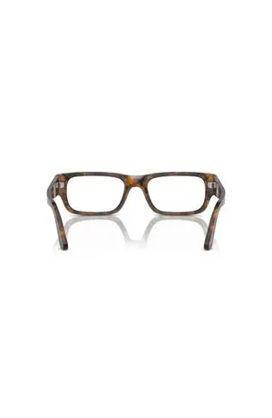 Persol Rectangle Eyeglasses - Brown