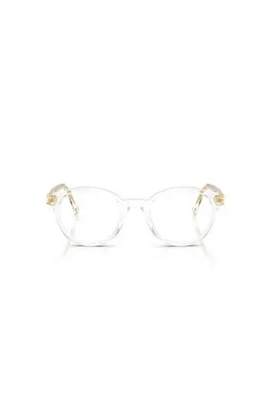 Miu Miu 50mm Round Optical Eyeglasses - Transparent