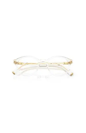 Miu Miu 50mm Round Optical Eyeglasses - Transparent