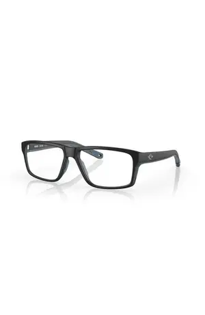 COSTA 59mm Rectangle Optical Glasses - Black