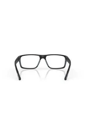 COSTA 59mm Rectangle Full Rim Eyeglasses - Black