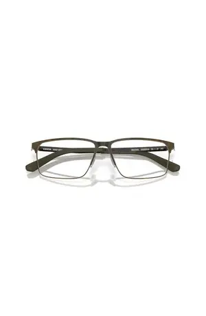 COSTA 54mm Rectangle Full Rim Eyeglasses - Copper
