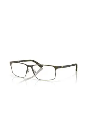 COSTA 54mm Rectangle Full Rim Eyeglasses - Copper