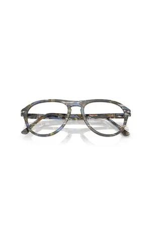Persol 53mm Pilot Optical Glasses - Multicolor