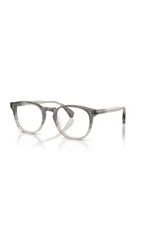 Oliver Spencer 51mm Round Optical Glasses - Grey