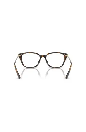 Michael Kors Rectangular Full Rim Eyeglasses - Tortoise