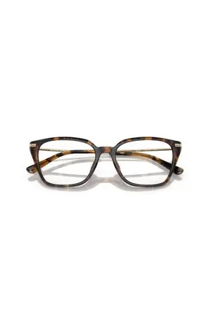 Michael Kors Rectangular Full Rim Eyeglasses - Tortoise