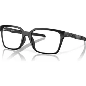 Oakley 53mm Rectangle Full Rim Optical Glasses - Black
