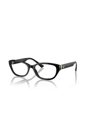 JIMMY CHOO 53mm Oval Eyeglasses - Black