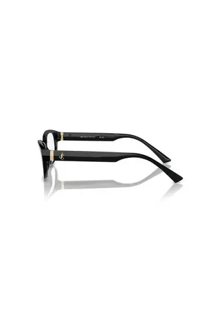 JIMMY CHOO 53mm Oval Eyeglasses - Black