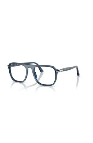 Persol 51mm Square Eyeglasses Blue