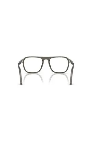 Persol 51mm Square Eyeglasses - Grey
