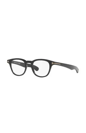 TOM FORD 47mm Round Optical Eyeglasses Black