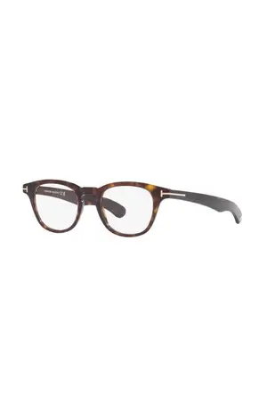 TOM FORD Full Rim Round Eyeglasses - Tortoise