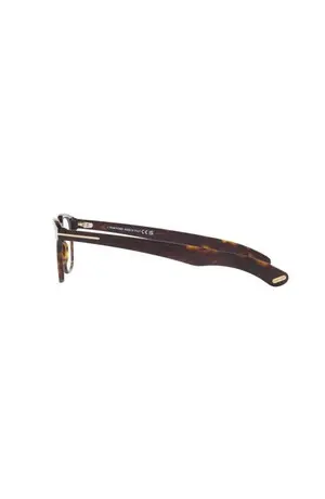 TOM FORD Full Rim Round Eyeglasses - Tortoise