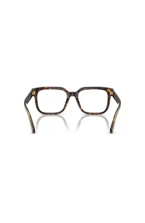 Ralph Lauren 53mm Rectangle Optical Glasses - Brown