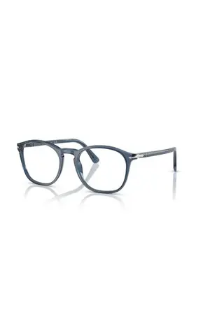 Persol 50mm Square Eyeglasses - Blue
