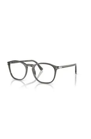 Persol 50mm Square Eyeglasses - Grey