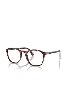 Persol 50mm Square Eyeglasses - Tortoise