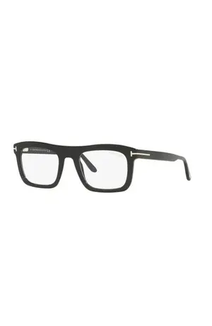 TOM FORD 52mm Rectangle Optical Glasses - Black