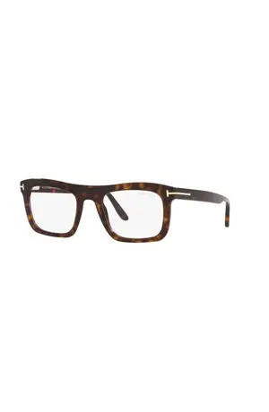 TOM FORD 52mm Rectangle Optical Glasses - Tortoise