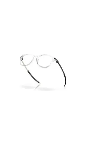 Oakley 50mm Round Full Rim Eyeglasses - Transparent