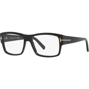 TOM FORD 55mm Square Optical Glasses - Black