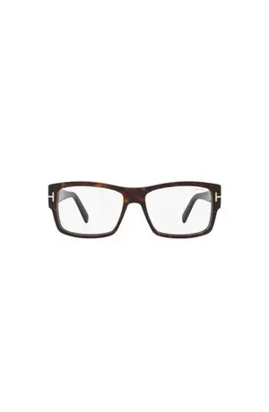 TOM FORD 55mm Square Optical Glasses - Tortoise