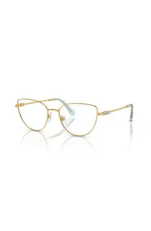 SWAROVSKI 55mm Cat Eye Eyeglasses - Gold