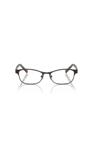 Armani Exchange 53mm Oval Eyeglasses - Brown