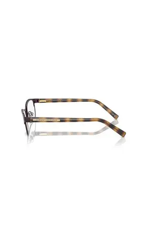 Armani Exchange 53mm Oval Eyeglasses - Brown