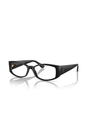 Versace 54mm Irregular Eyeglasses - Black