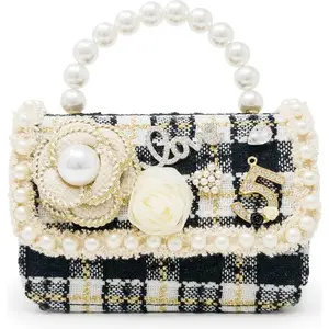 PUTTISU Pearl Garden Handbag - Ebony Camellia