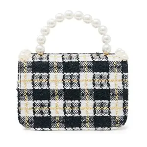 PUTTISU Pearl Garden Handbag - Ebony Camellia