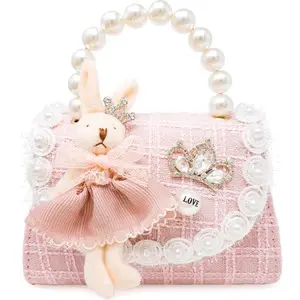 PUTTISU Bunny Bloom Handbag - Rose Milk