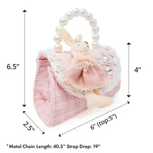 PUTTISU Bunny Bloom Handbag - Rose Milk