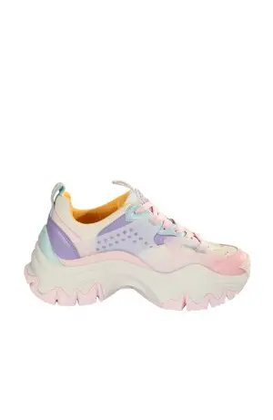 BUFFALO BOOTS Platform Trail Sneakers - Pastel Multi
