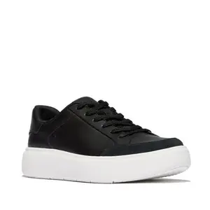Fitflop Rtg Leather/suede Sneakers - Black