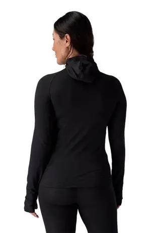 BACKCOUNTRY Pines Microgrid Ultra-lt Baselayer Balaclava Top - Black