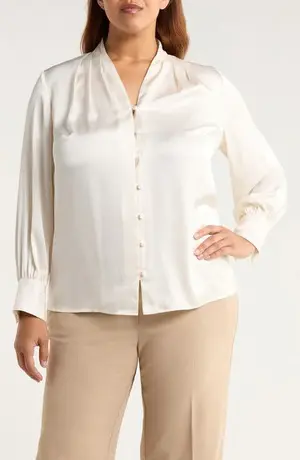 Anne Klein V Neck Tops
