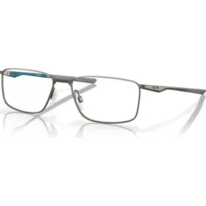 Oakley 53mm Rectangle Optical Glasses - Grey