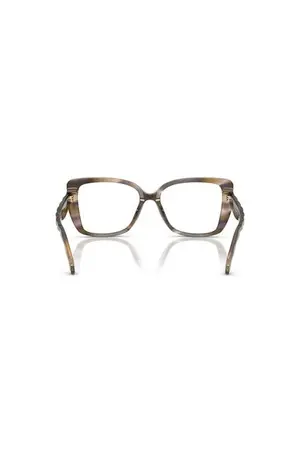 Tory Burch Square Acetate Eyeglasses - Violet