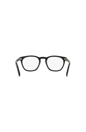 Saint Laurent Round Frame Acetate Eyeglasses - Black