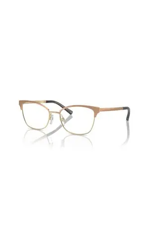 Michael Kors 49mm Cat Eye Optical Glasses - Copper